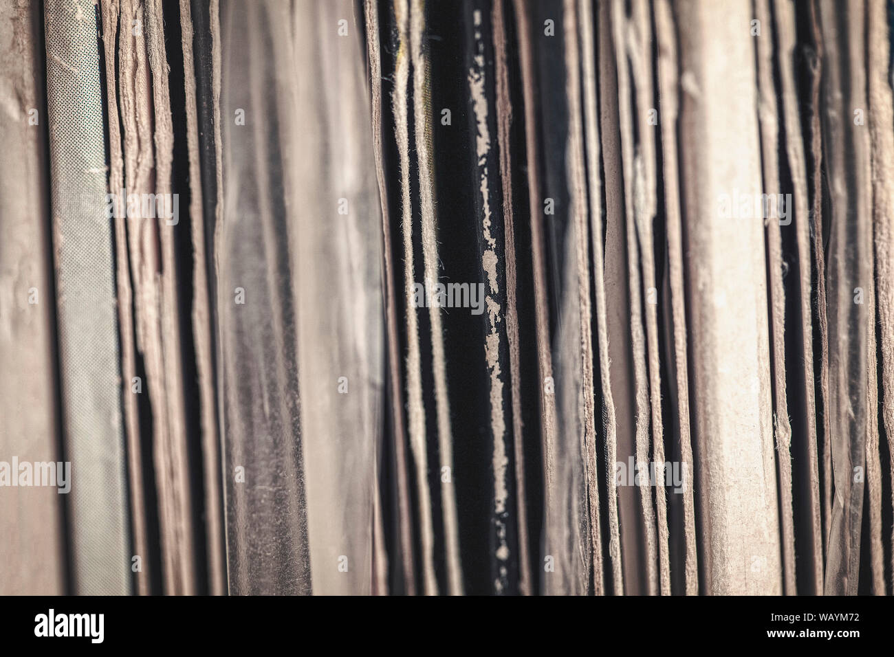 side of the vinyl discs background Stock Photo - Alamy