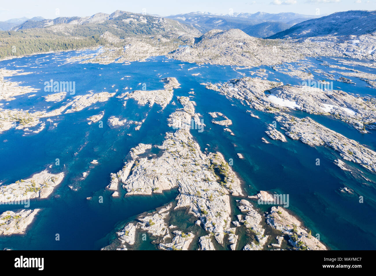 The Sierra Nevada mountain range in California is made up of 100 ...