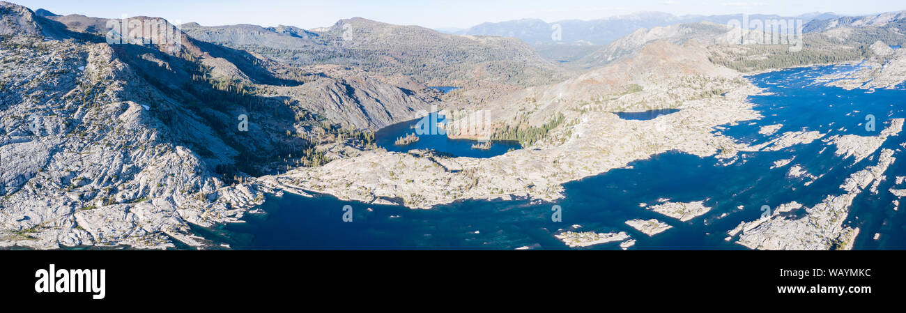 The Sierra Nevada mountain range in California is made up of 100 ...