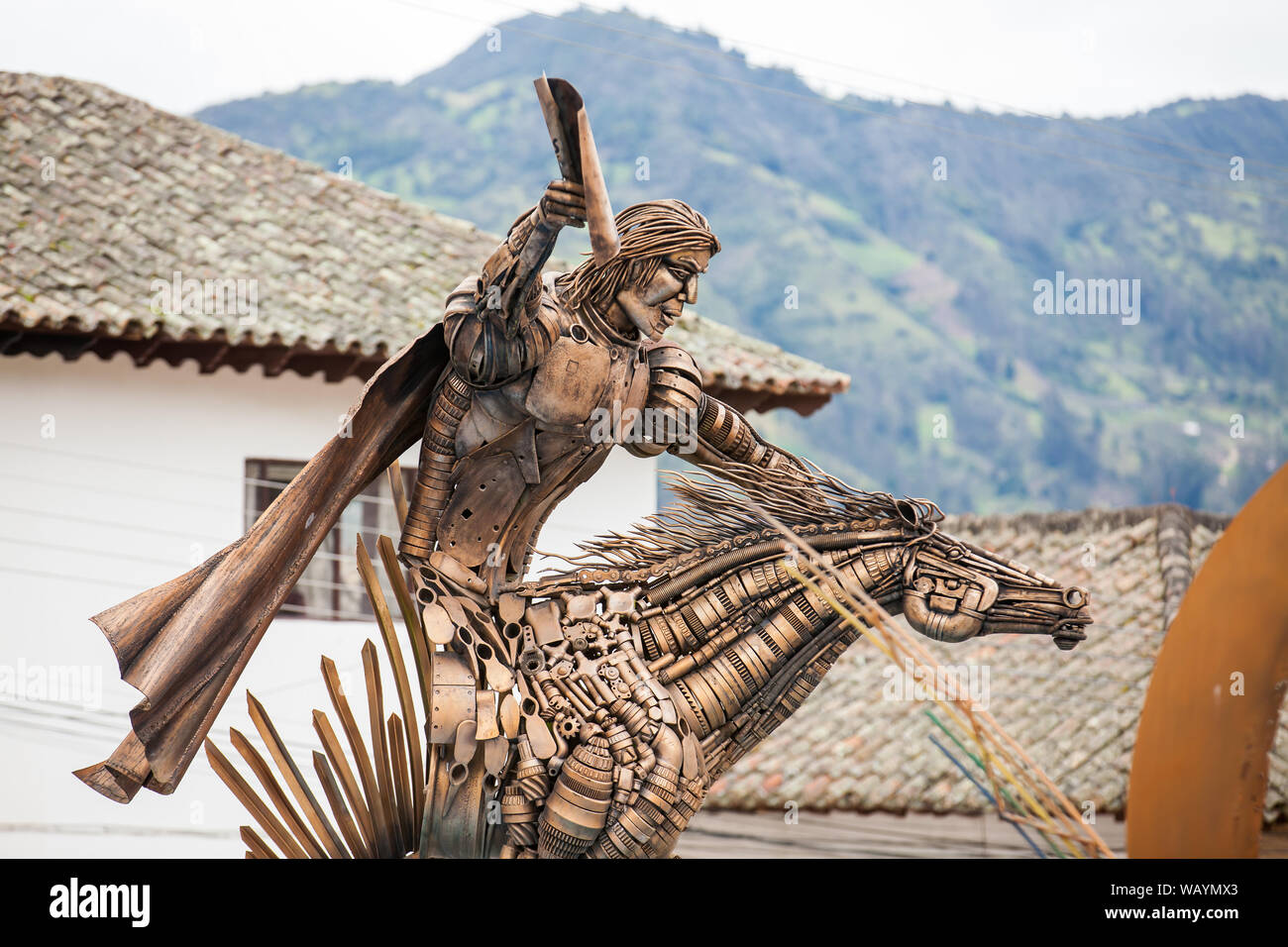 TURMEQUE, COLOMBIA AUGUST, 2019: Monument honouring the indigenous ...