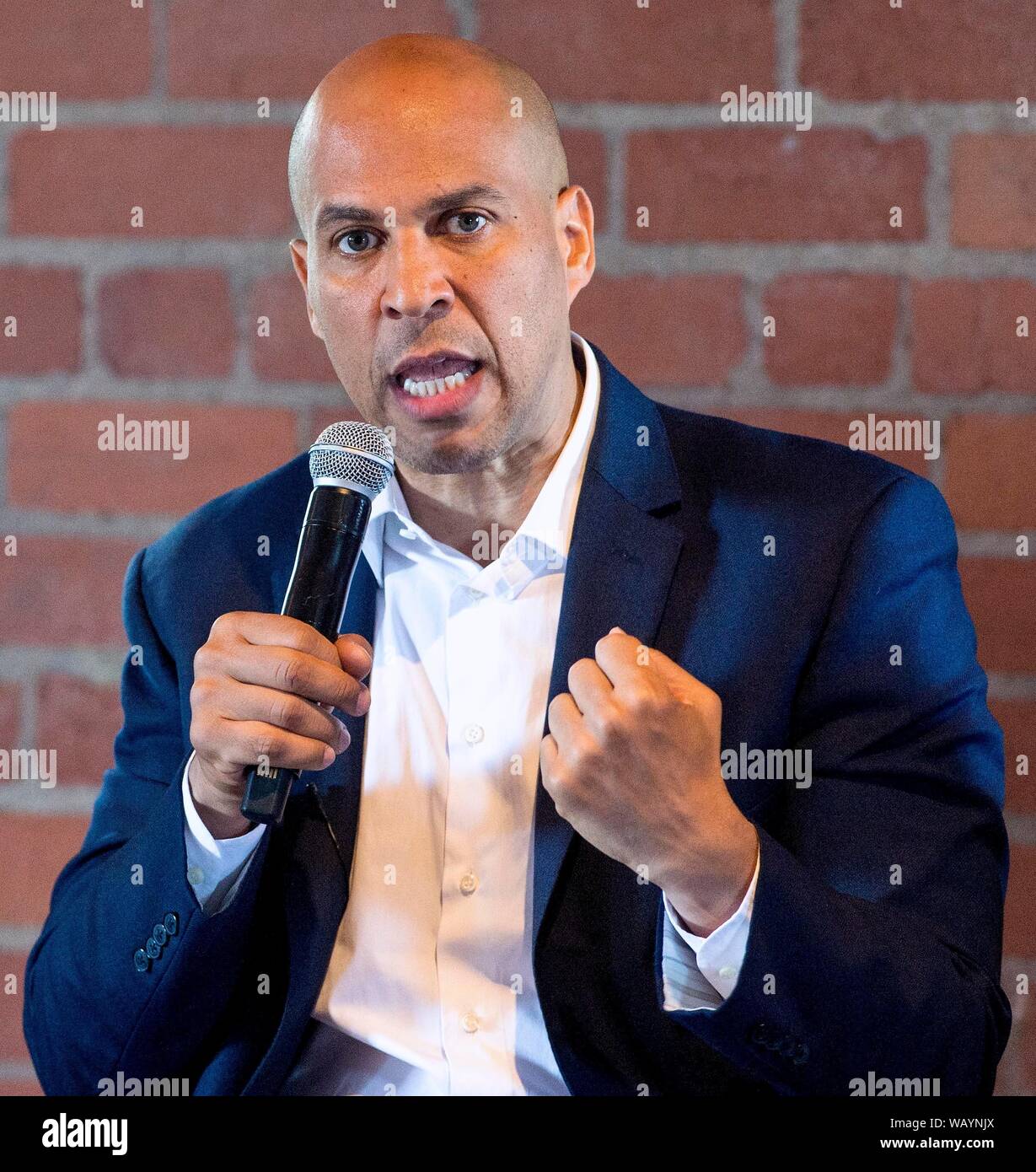 Los Angeles, California, USA. 22nd Aug, 2019. Senator CORY BOOKER (D-NJ ...