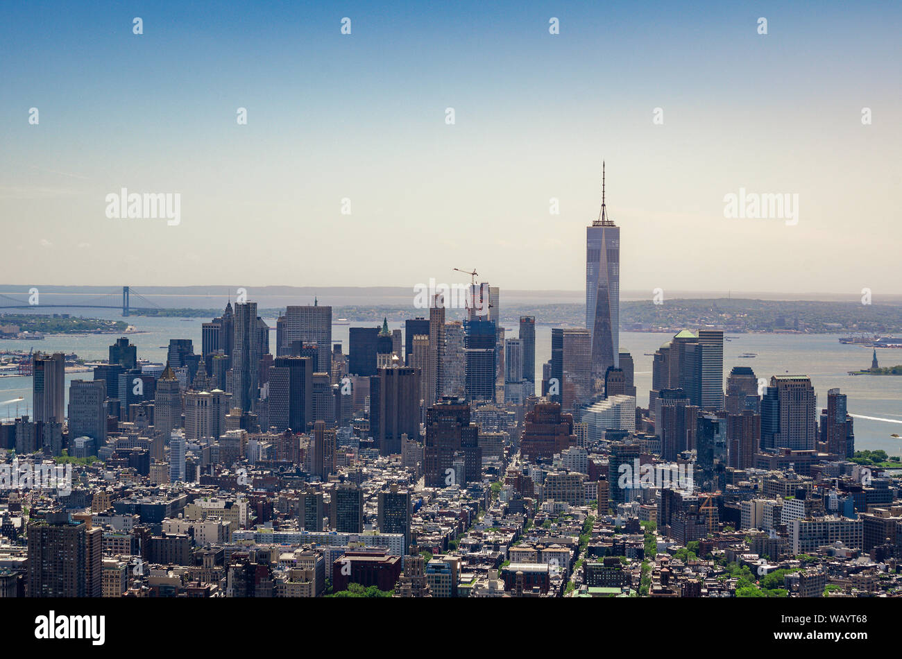 One world trade center view hi-res stock photography and images - Alamy