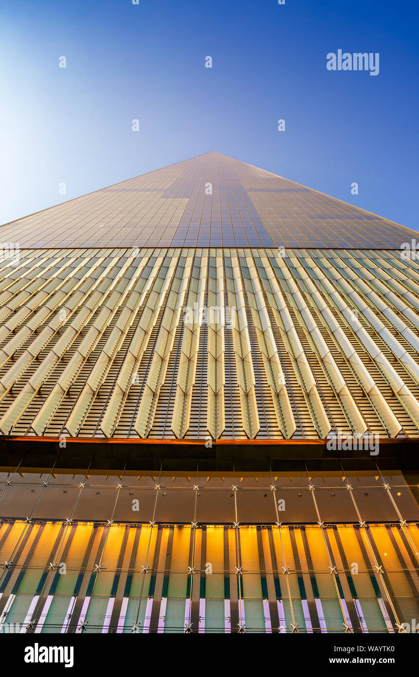 Freedom Tower (one WTC) highrises in Manhattan. One World Trade Center ...