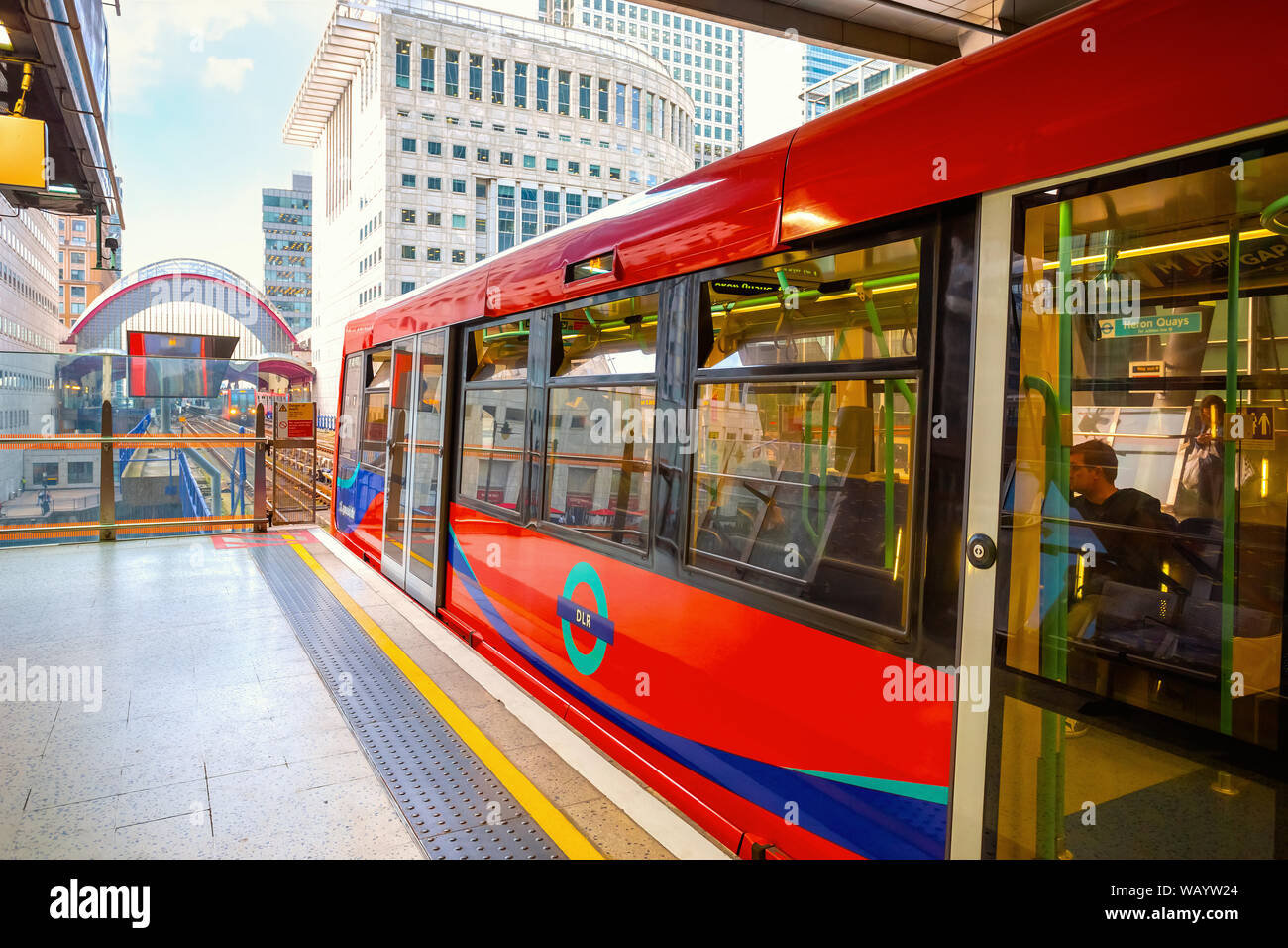 Interior dlr docklands light railway hi-res stock photography and ...