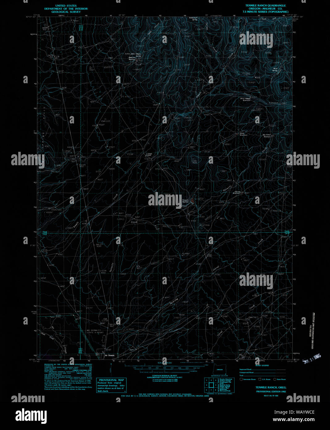 Map of tenmile hi-res stock photography and images - Alamy