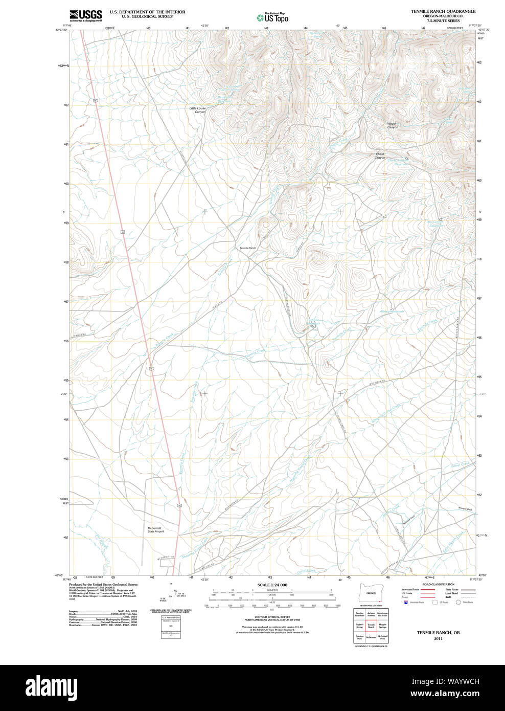 Map of tenmile oregon hi-res stock photography and images - Alamy
