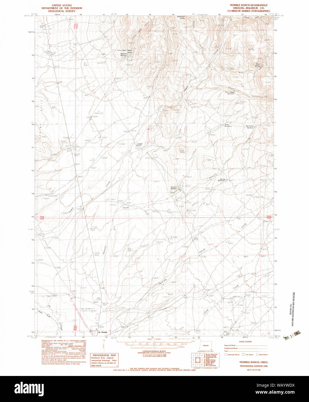 Map of tenmile hi-res stock photography and images - Alamy