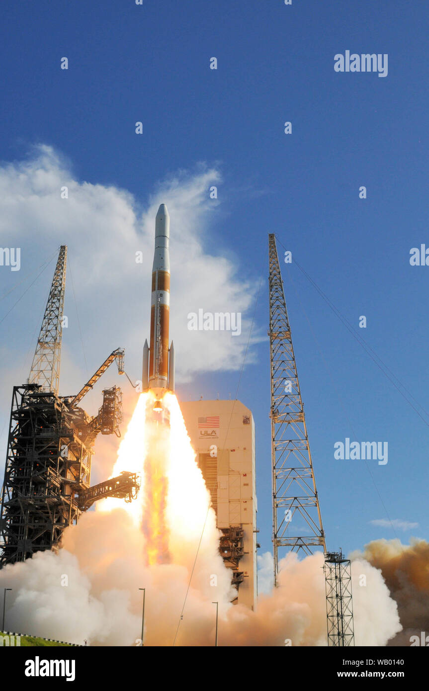 Cape Canaveral Air Force Station, Fla., USA. August 22, 2019– A United ...