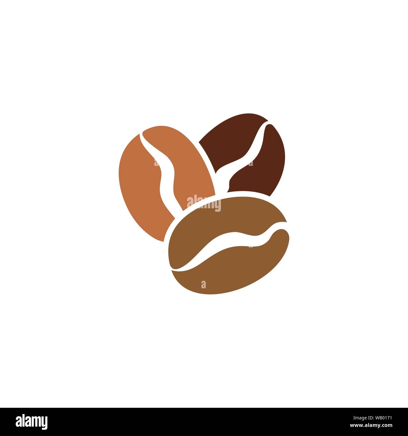 coffee bean icon vector illustration template Stock Vector Image & Art ...
