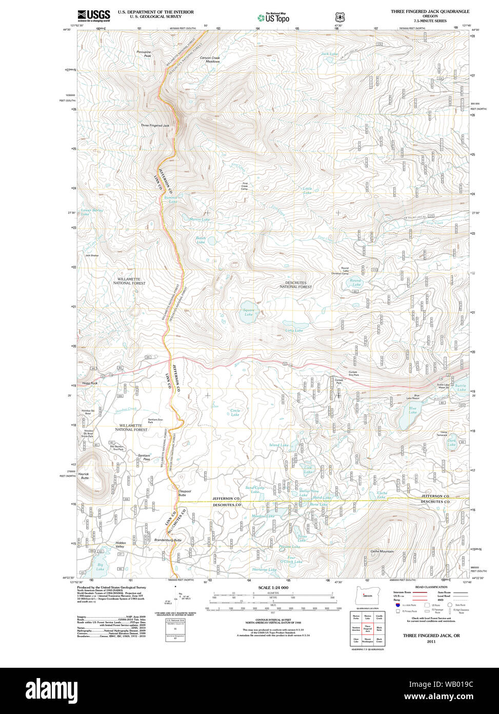 Oregon, three fingered jack Cut Out Stock Images & Pictures - Alamy