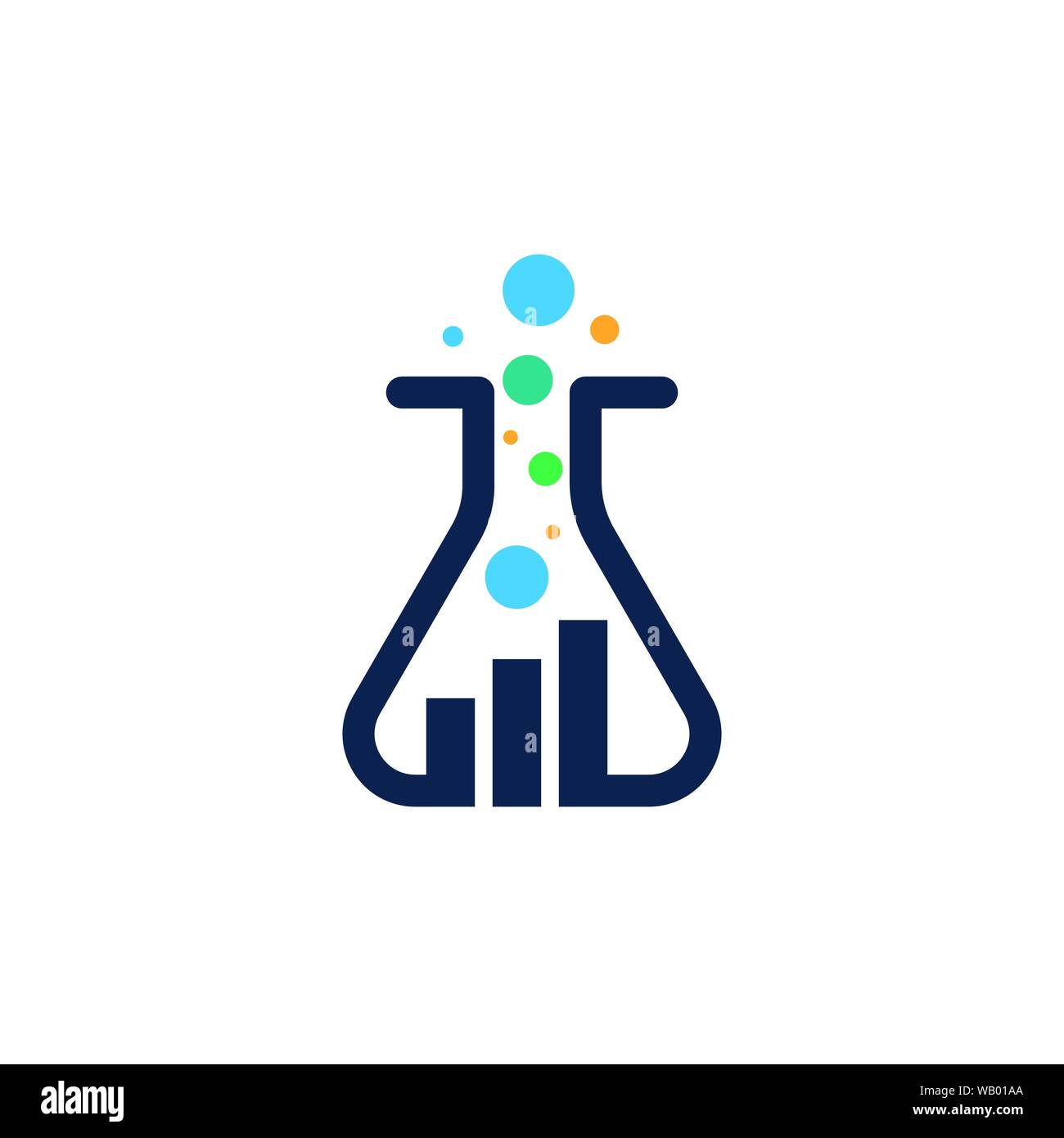 Health Medical Lab icon template vector illustration Stock Vector Image ...