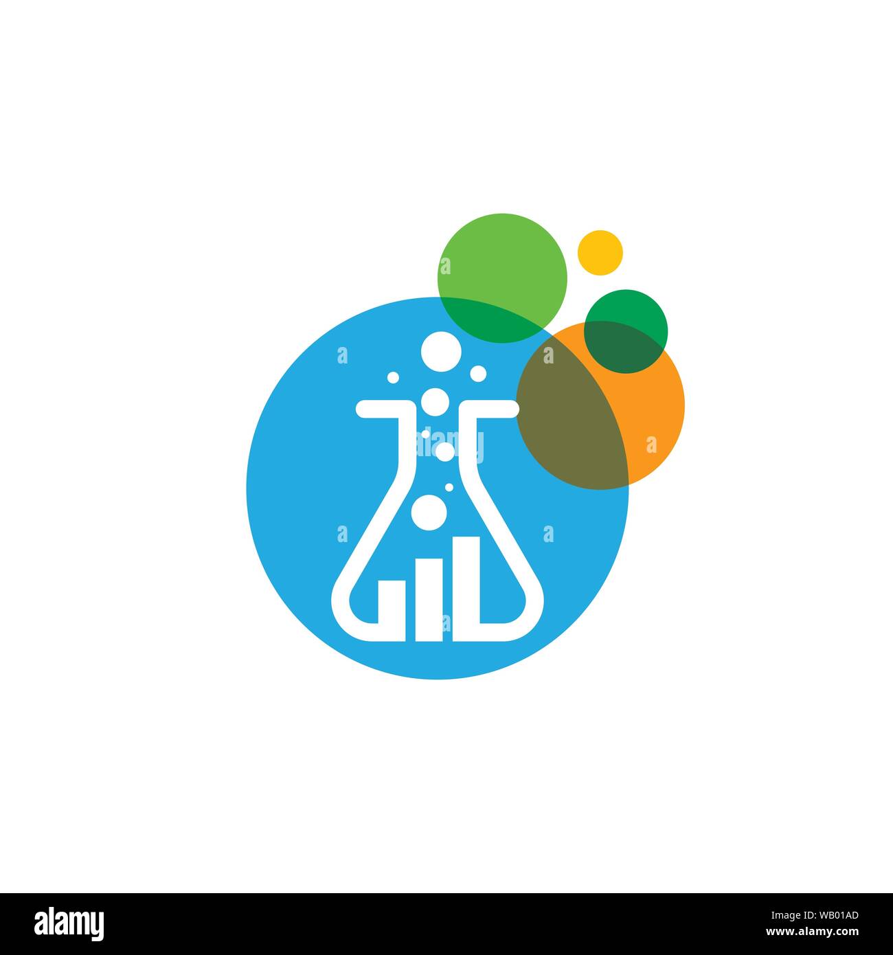 Health Medical Lab icon template vector illustration Stock Vector Image ...