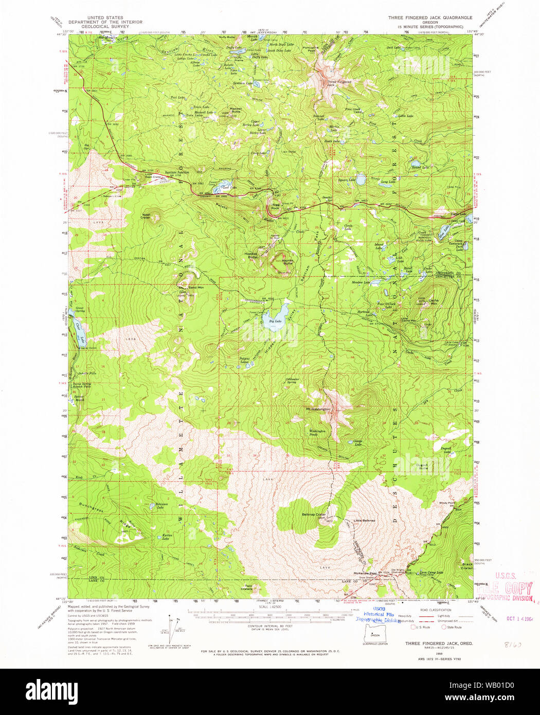 Oregon, three fingered jack Cut Out Stock Images & Pictures - Alamy