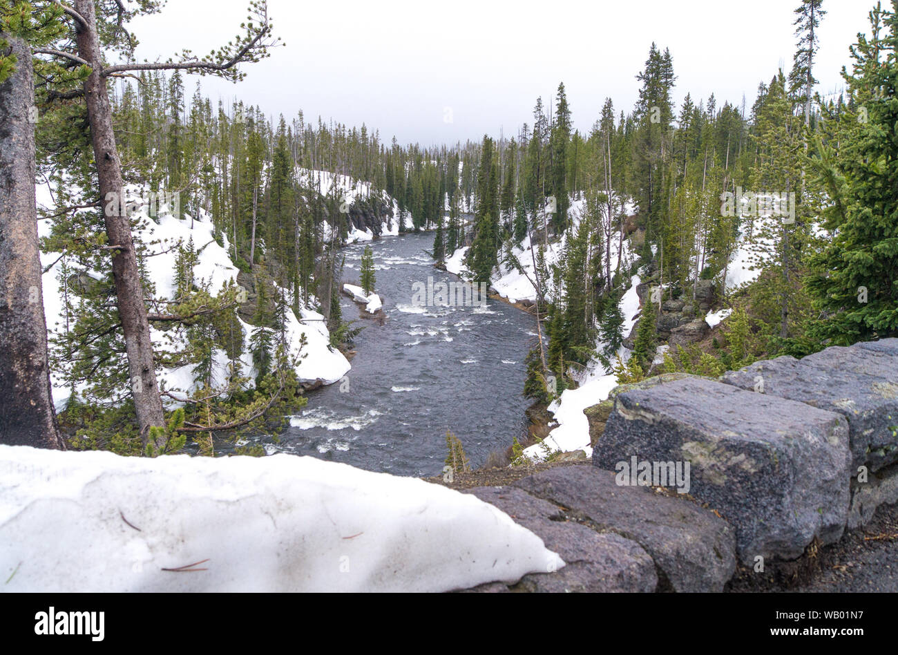 East entrance to yellowstone park hi-res stock photography and images ...