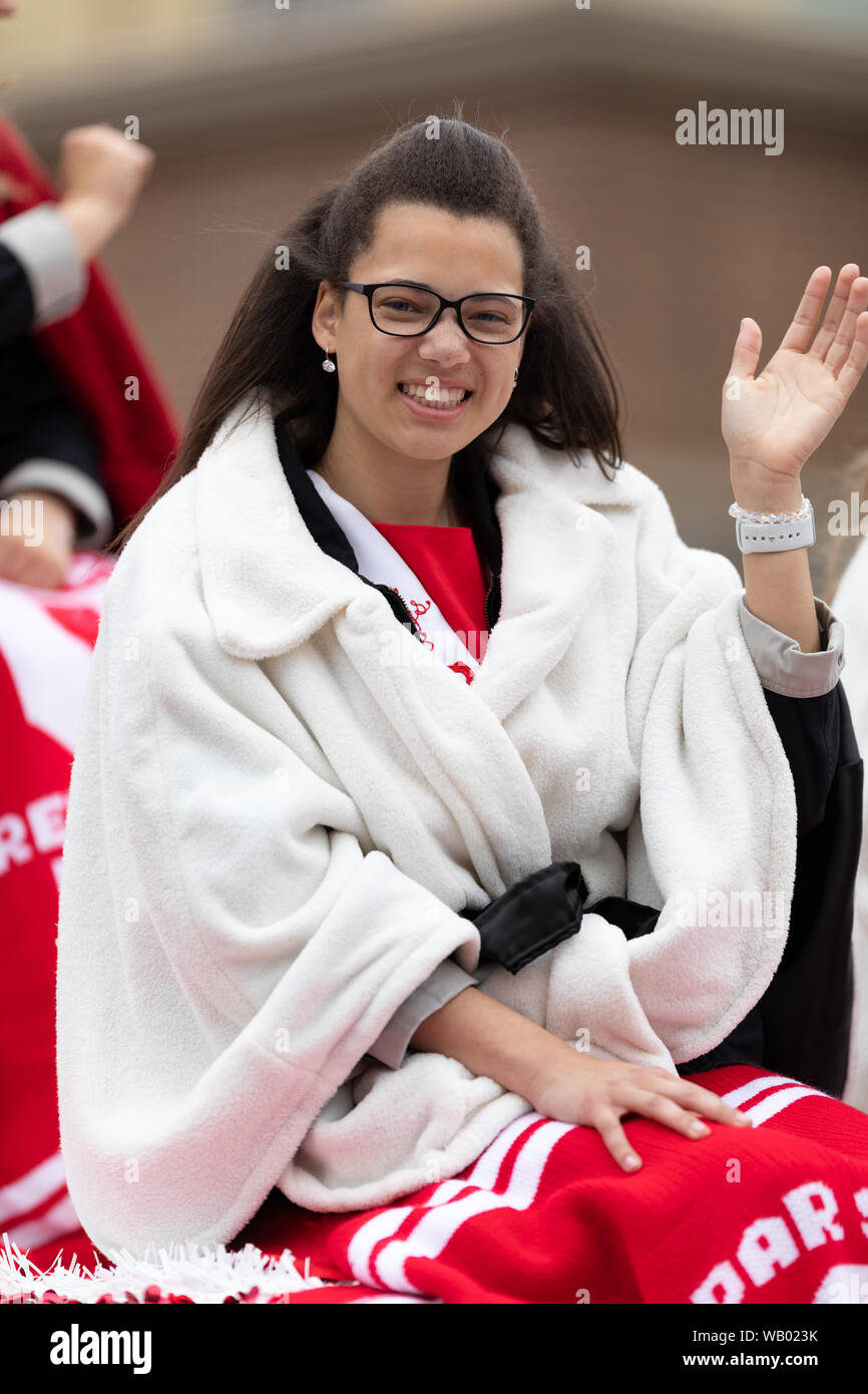 Holland, Michigan, USA - May 11, 2019: Tulip Time Parade, Float ...