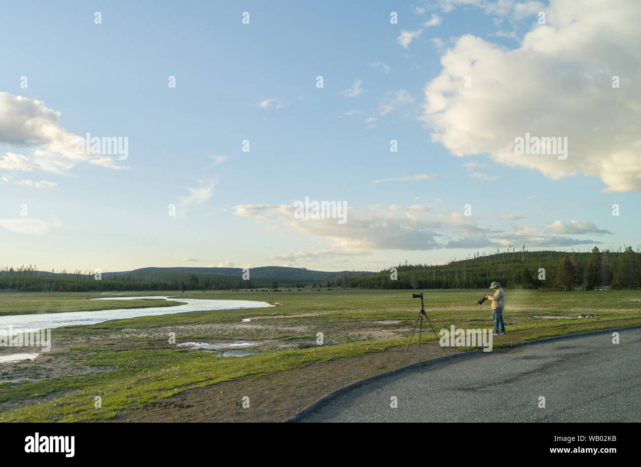 Taking photos in middle of road hi-res stock photography and images - Alamy