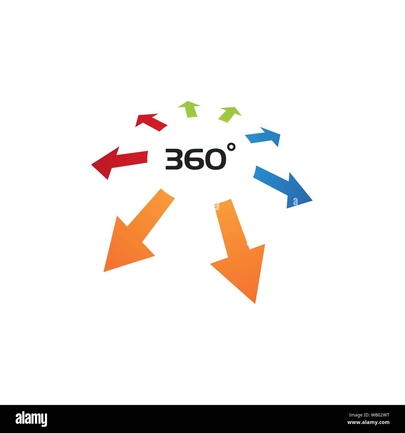 360 degree feedback Stock Vector Images - Alamy