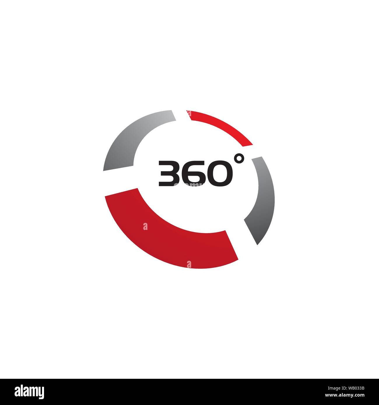 360 Degree View Related Vector Icons design template Stock Vector Image ...