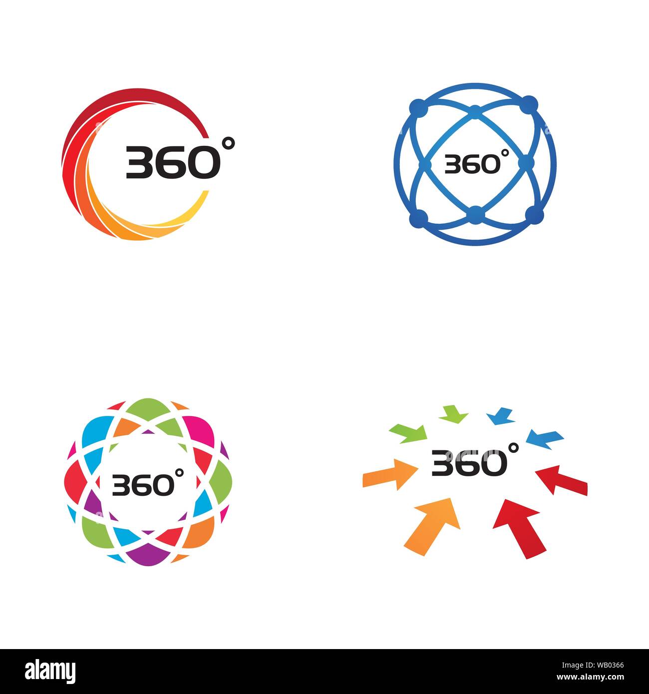 360 degree feedback Stock Vector Images - Alamy