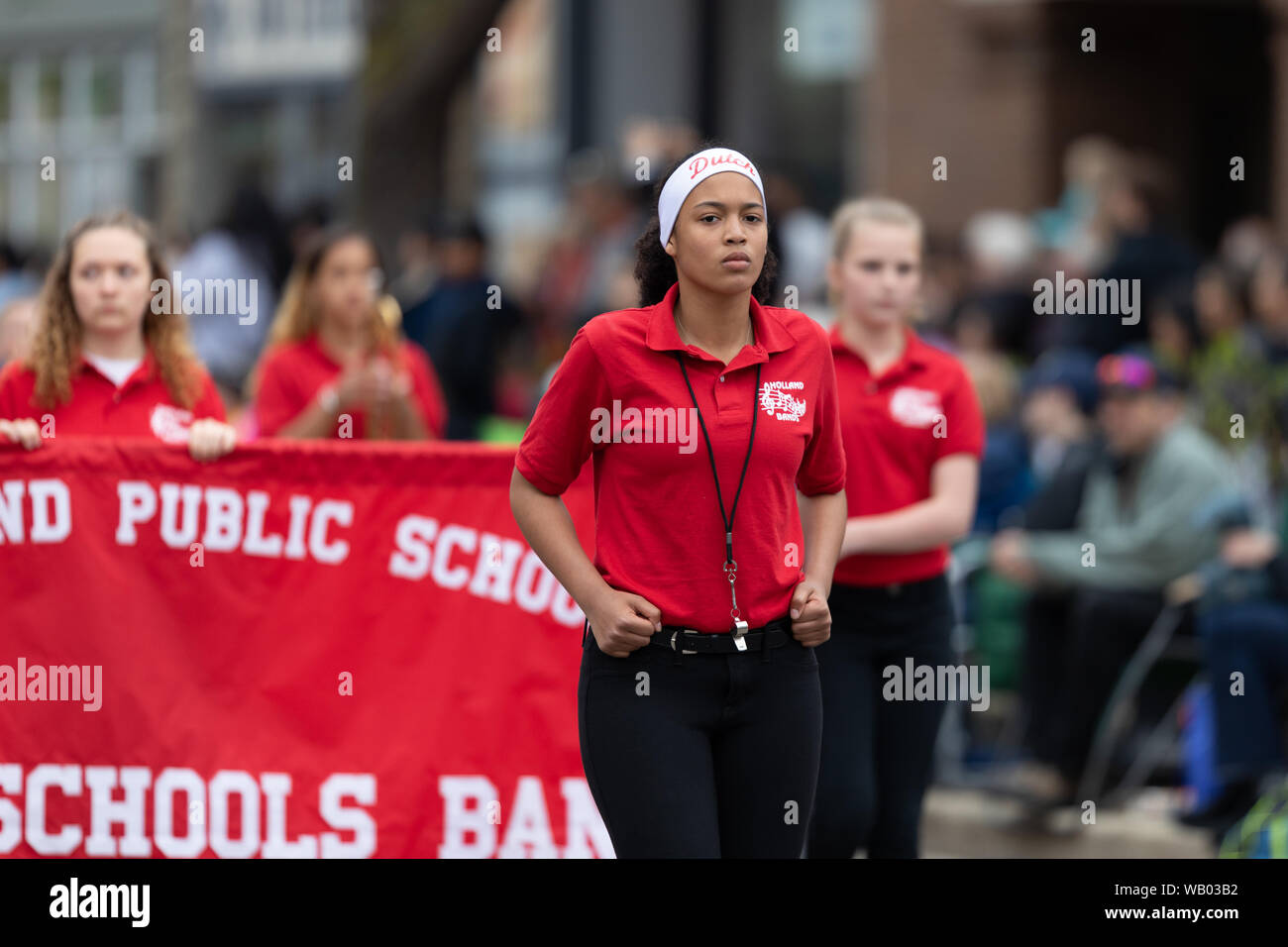 Holland, Michigan, USA - May 11, 2019: Tulip Time Parade, The Holland ...