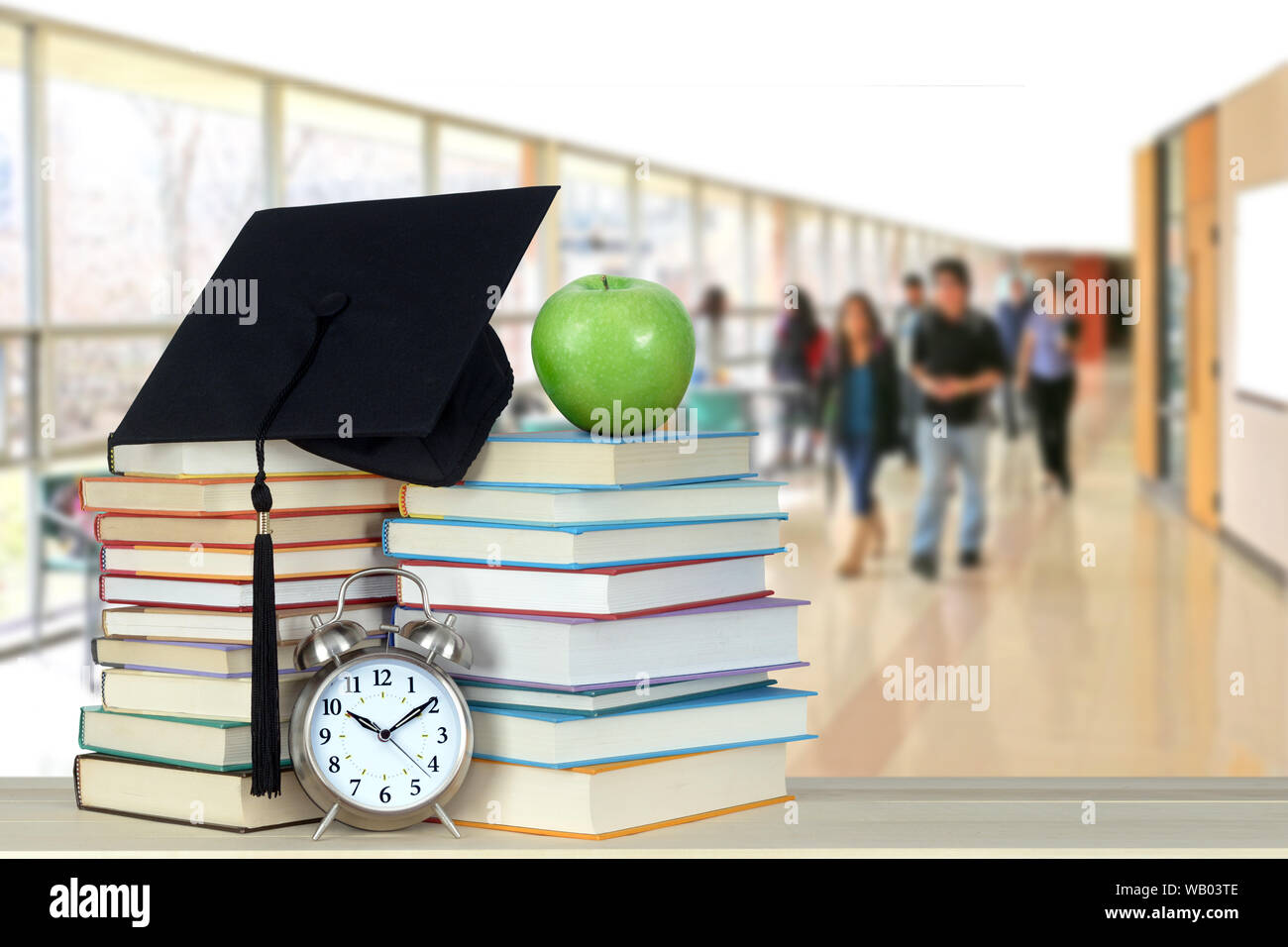 campus of college and books for education concept Stock Photo - Alamy