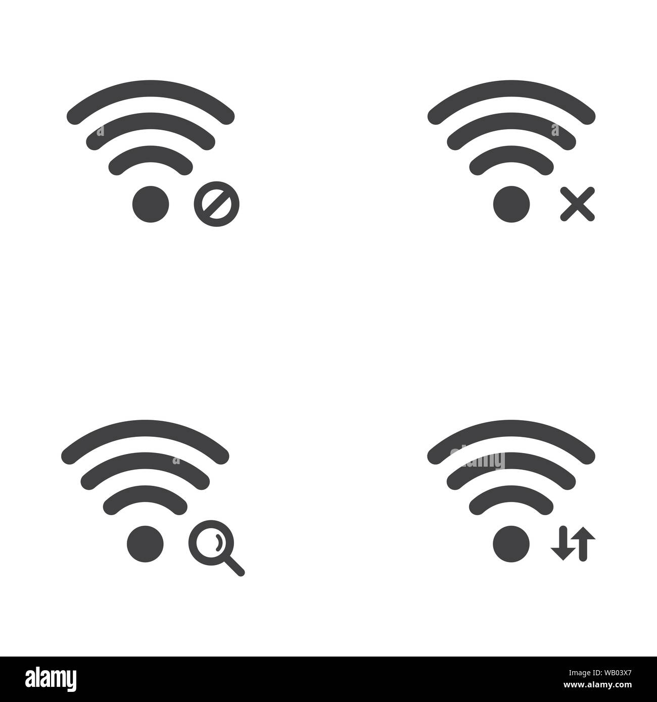 Wi Fi Logo Stock Vector Images - Alamy