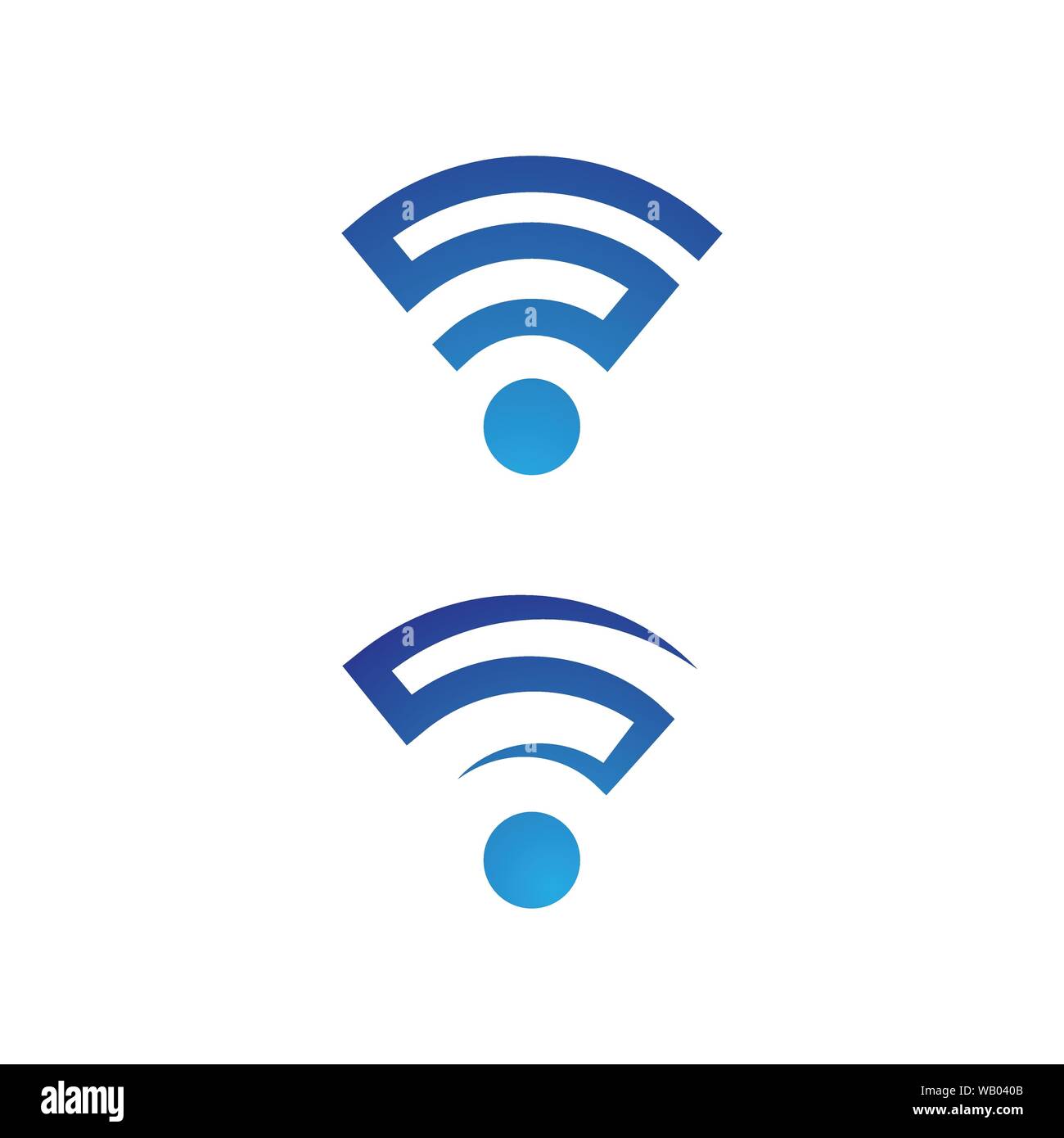 Mobile signal sign wi fi symbol hi-res stock photography and images - Alamy
