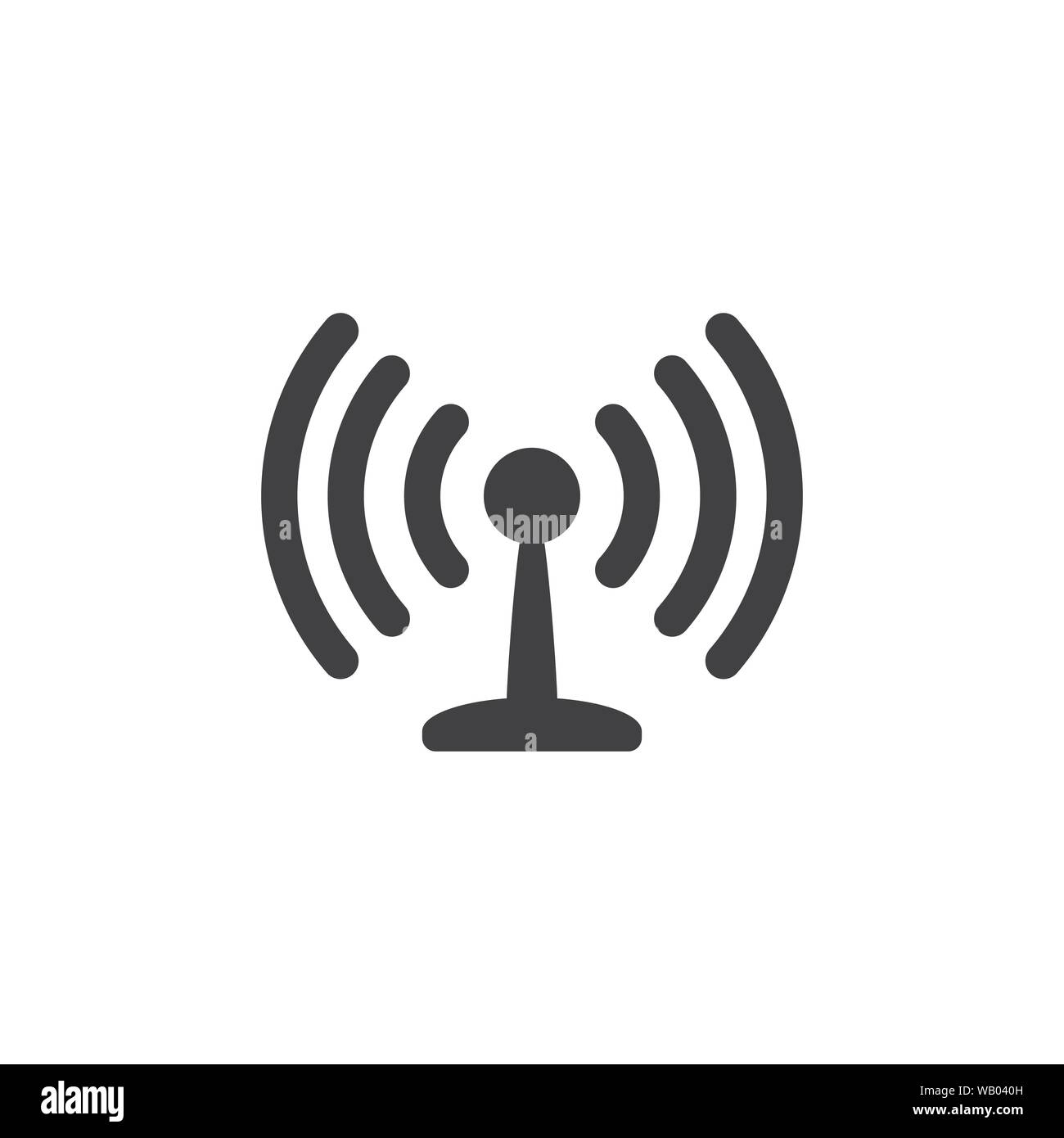 signal wi-fi illustration design template Stock Vector Image & Art - Alamy