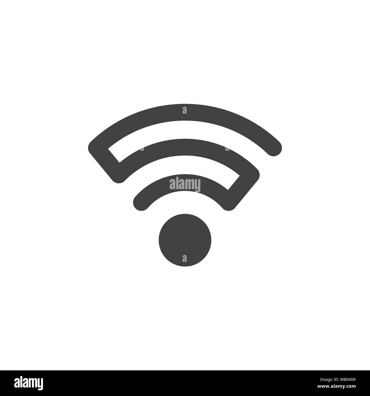 signal wi-fi illustration design template Stock Vector Image & Art - Alamy