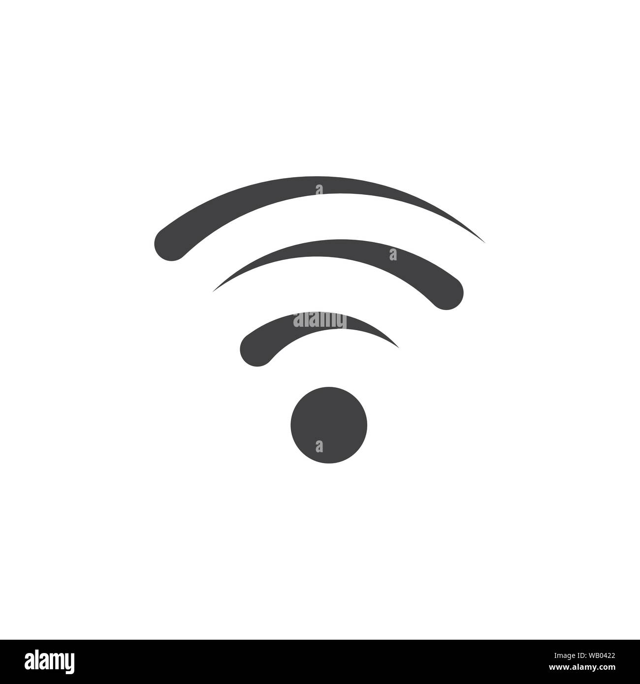signal wi-fi illustration design template Stock Vector Image & Art - Alamy