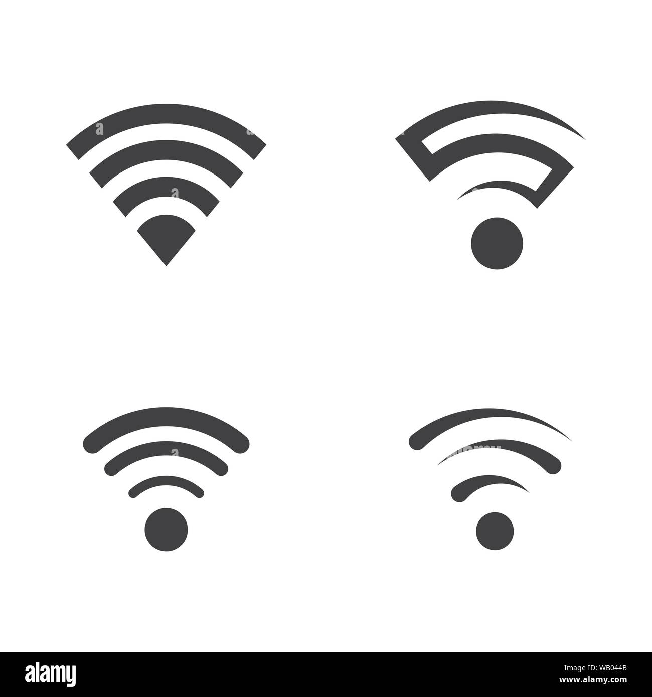 Wi fi logo Stock Vector Images - Alamy