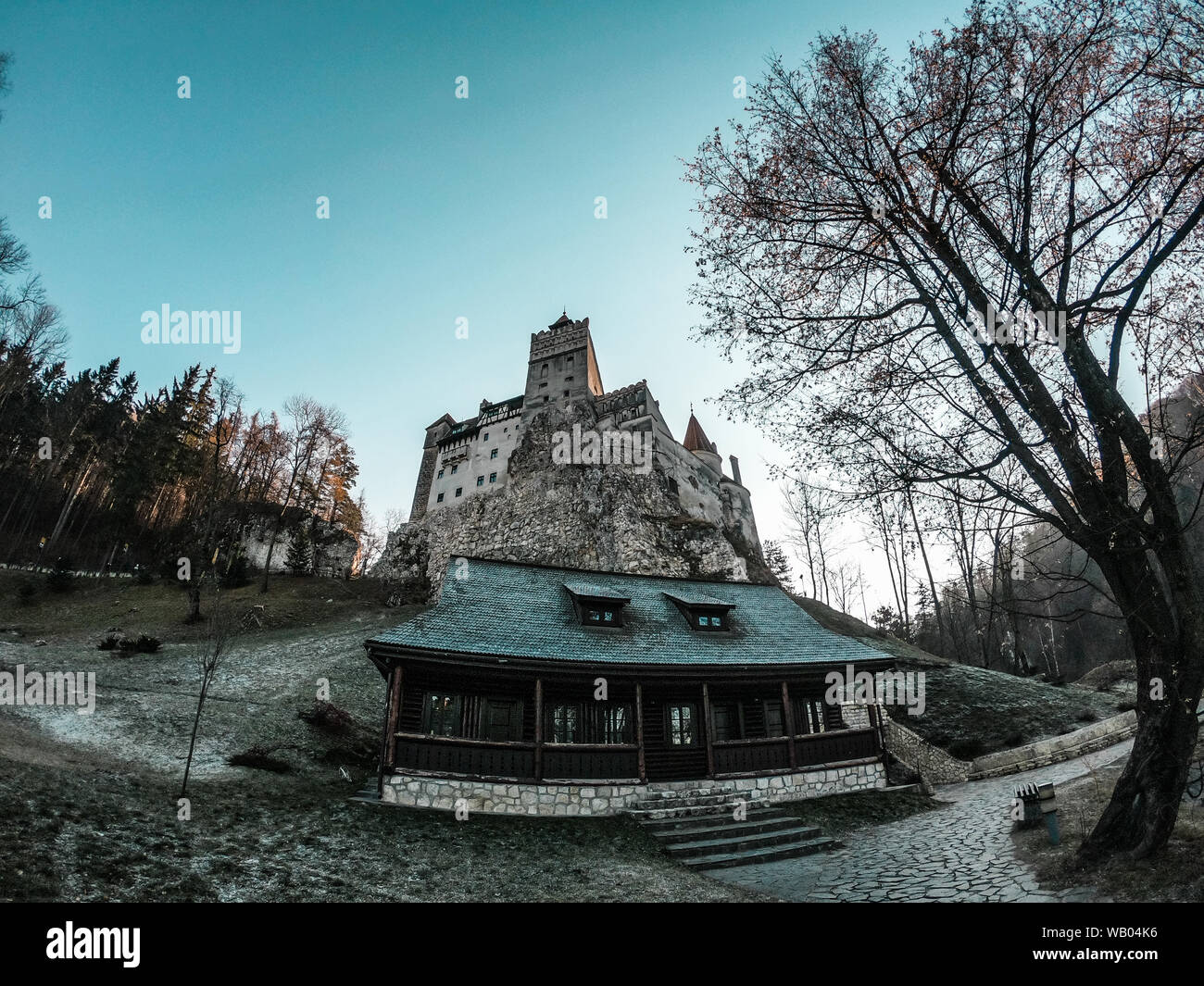 Bran Dracula Castle, Bran, Transilvania, Romania Stock Photo - Alamy