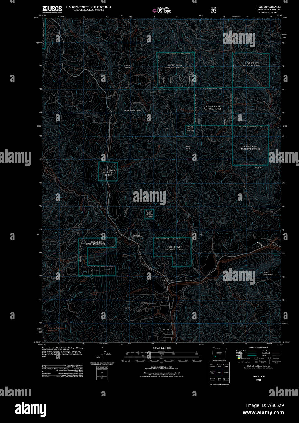 Oregon trail map hi-res stock photography and images - Alamy