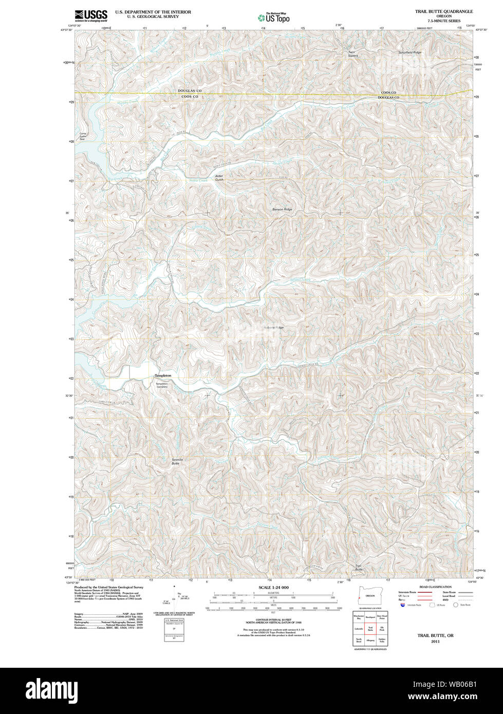 Oregon trail map hi-res stock photography and images - Alamy