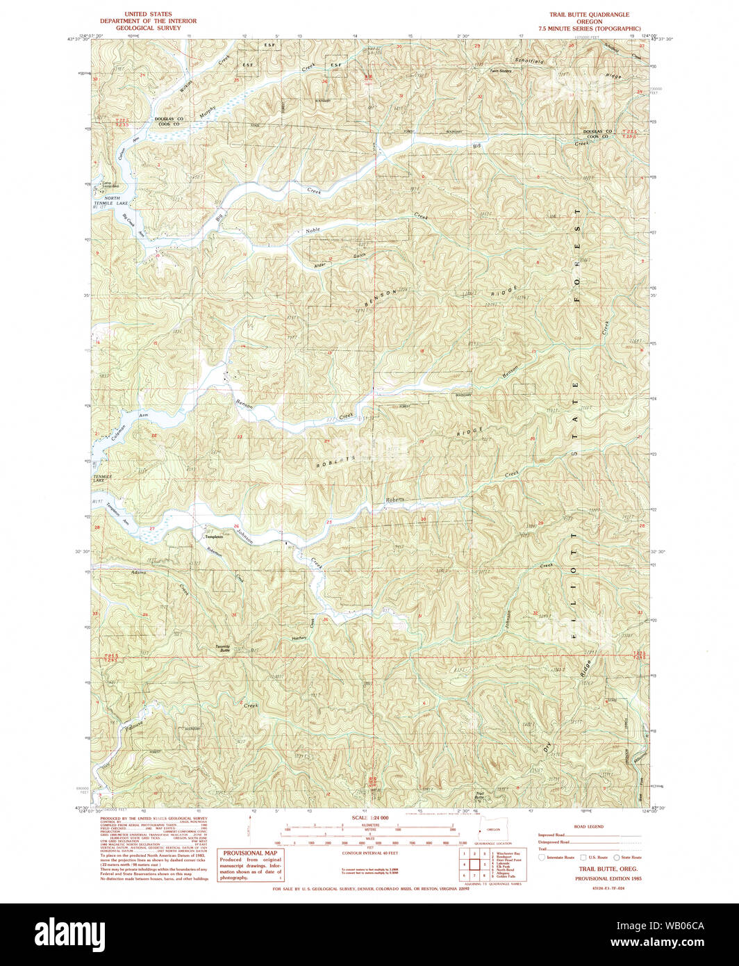 Map of oregon trail hi-res stock photography and images - Alamy