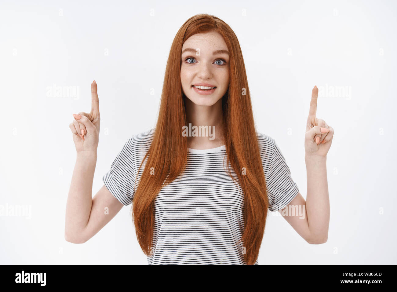 Straight ginger hair hi-res stock photography and images - Alamy