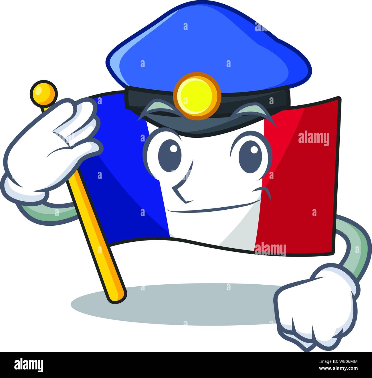 Police france illustration Stock Vector Images - Alamy