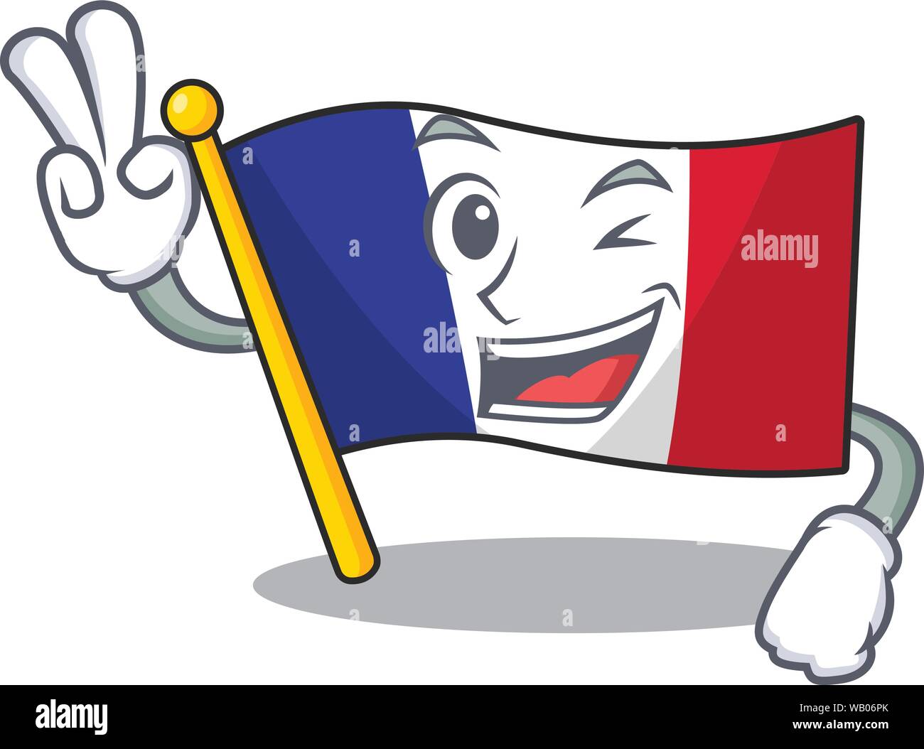 Pointing to france Stock Vector Images - Alamy