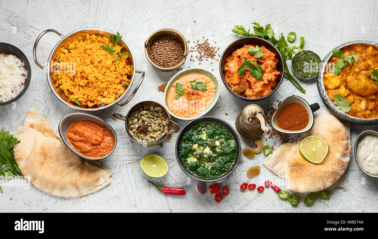 Traditional indian cuisine hi-res stock photography and images - Alamy