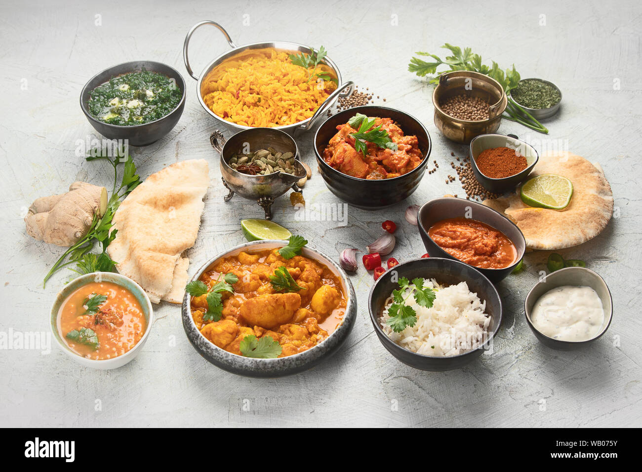 Traditional indian cuisine hi-res stock photography and images - Alamy