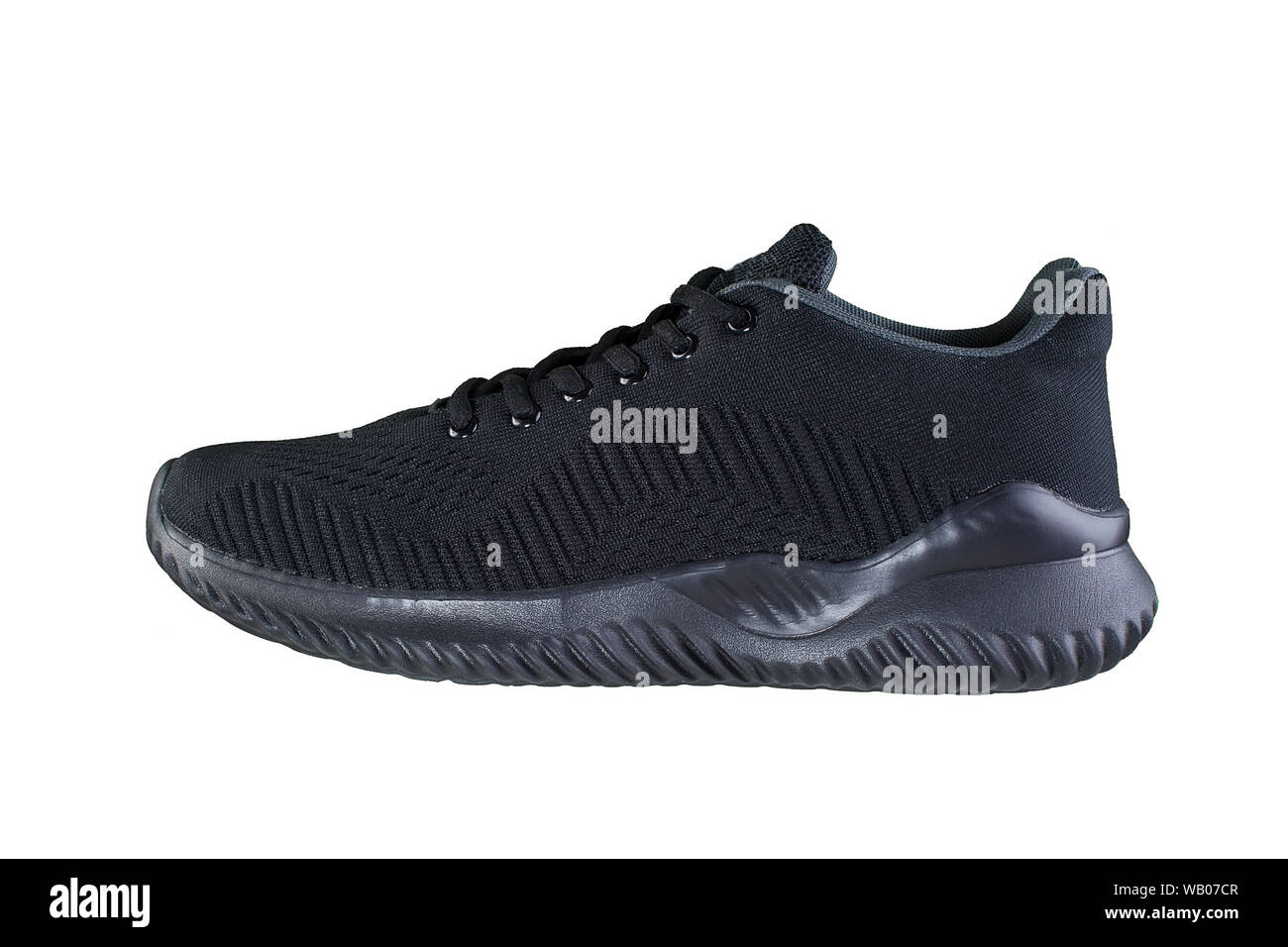 Sneakers. Sports shoes side view on a white background Stock Photo - Alamy
