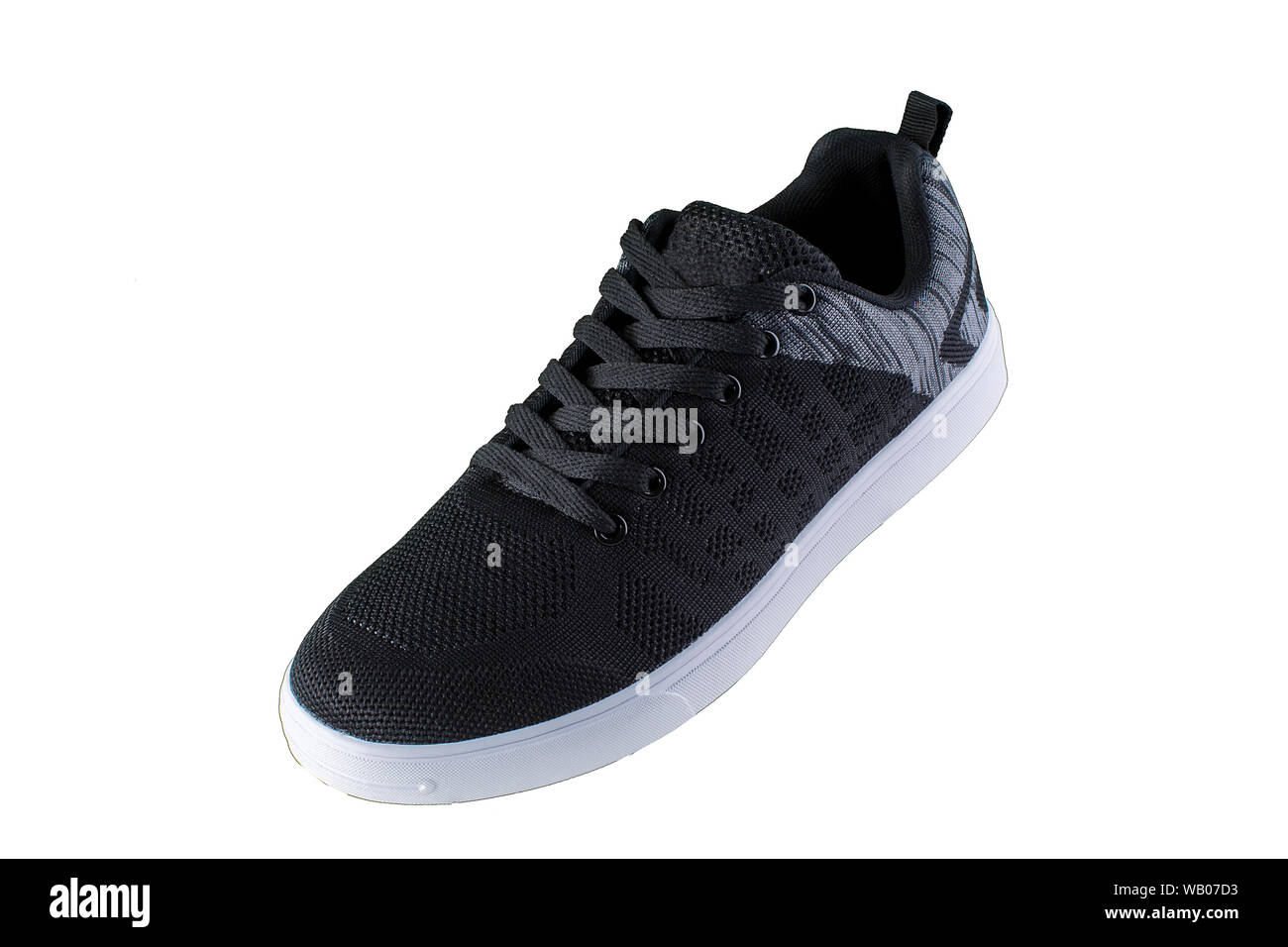 Sneakers. Sports shoes side view on a white background Stock Photo - Alamy