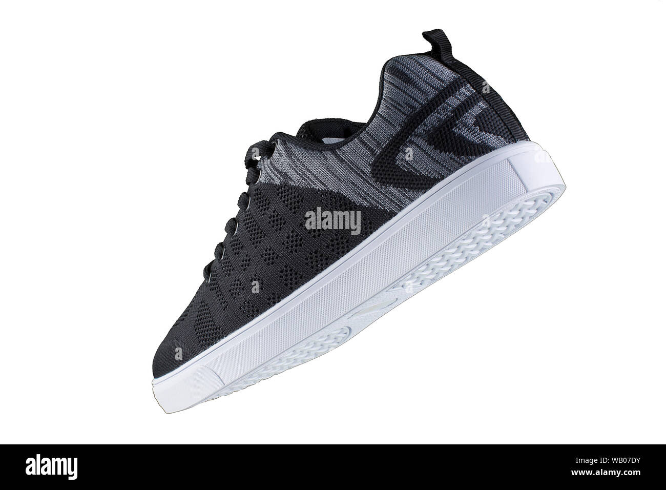 Sneakers. Sports shoes side view on a white background Stock Photo - Alamy