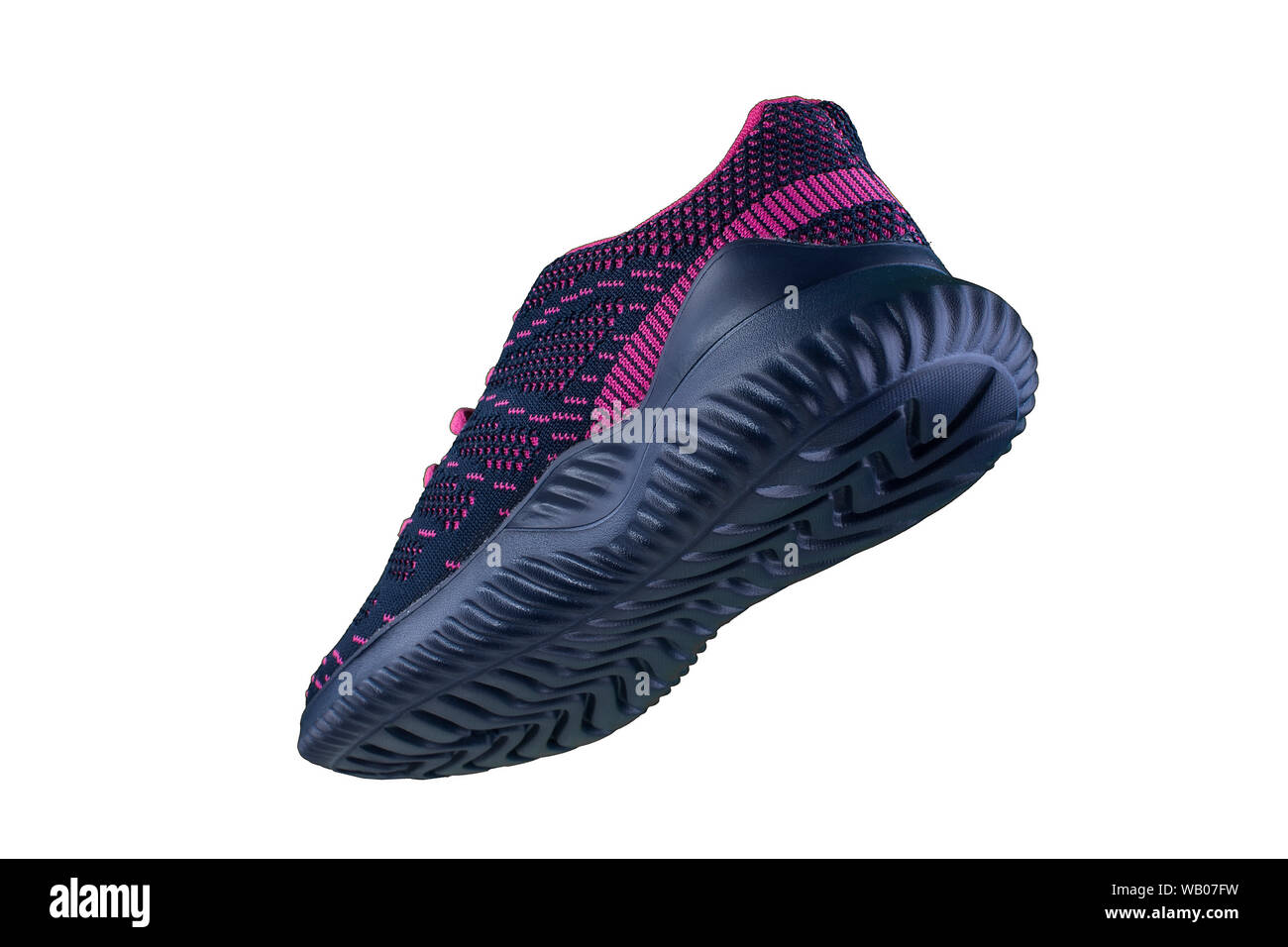 Sneakers. Sports shoes side view on a white background Stock Photo - Alamy