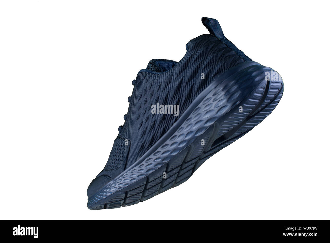 Sneakers. Sports shoes side view on a white background Stock Photo - Alamy