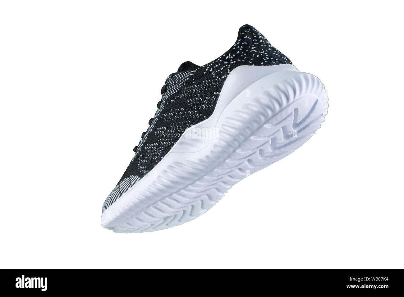 Sneakers. Sports shoes side view on a white background Stock Photo - Alamy