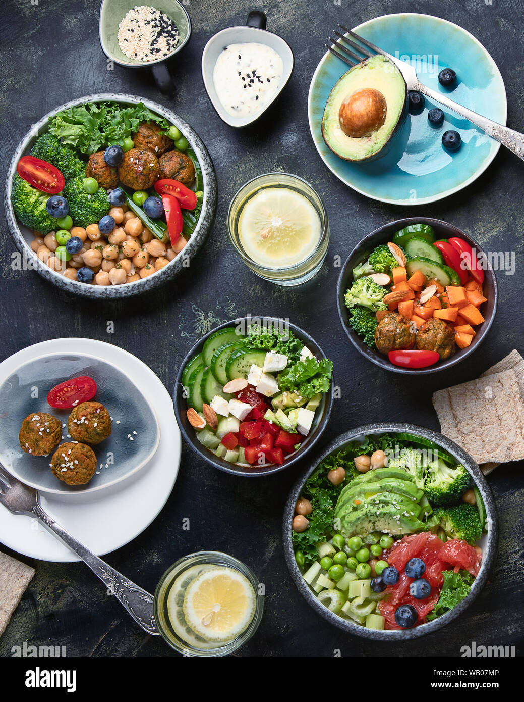 Diet concept table setting hi-res stock photography and images - Alamy