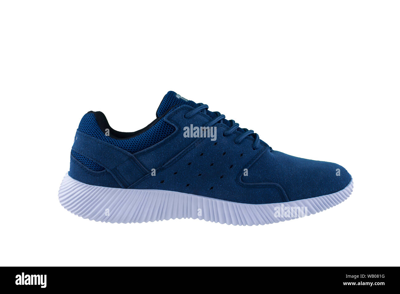 Sneakers. Sports shoes side view on a white background Stock Photo - Alamy