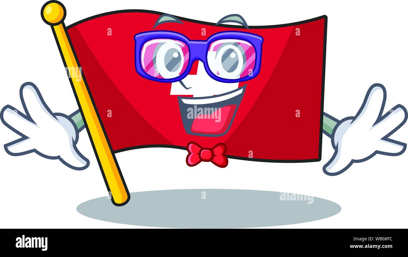 Geek flag switzerland isolated in the character Stock Vector Image ...
