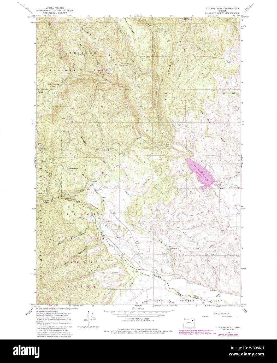 Tucker map Cut Out Stock Images & Pictures - Alamy